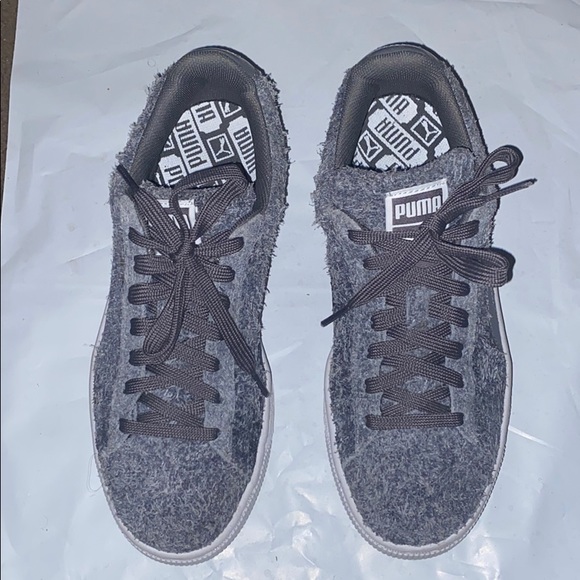Puma | Shoes | Puma Furry Suede Tennis | Poshmark